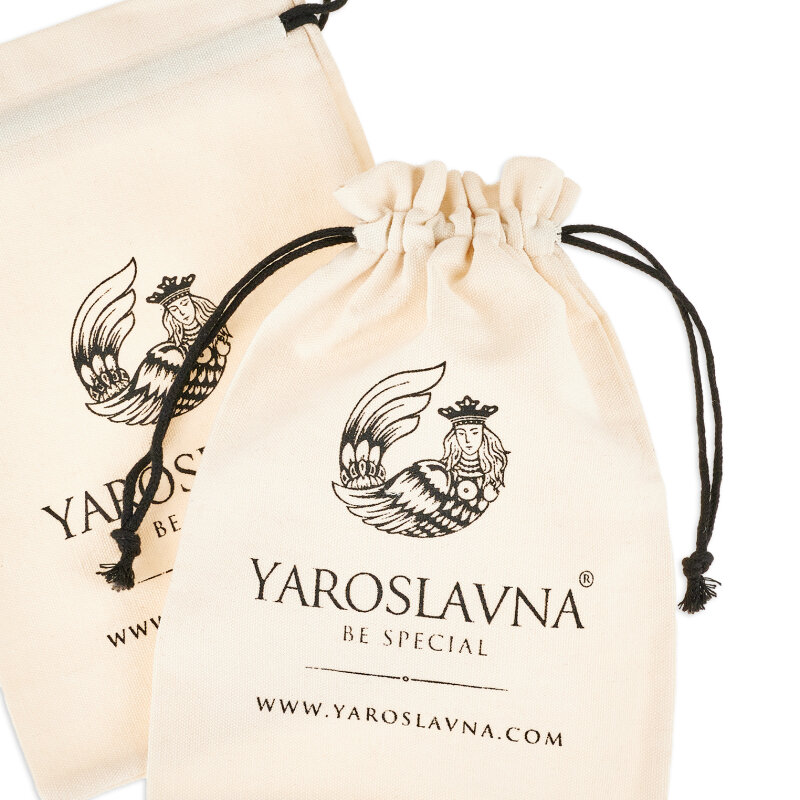 Плетеный браслет YAROSLAVNA, агат, яшма, гематит, каучук, 1 шт., размер 20 см, оранжевый/черный — фото 1
