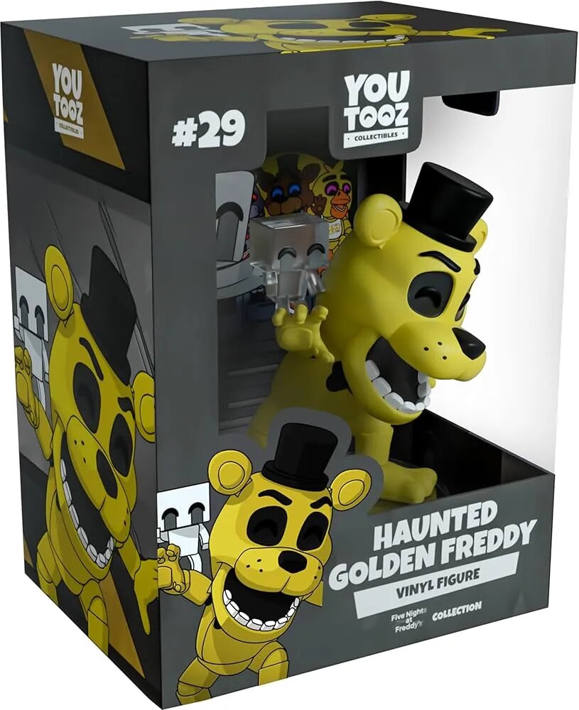 Youtooz: Haunted Golden Freddy, небольшие скульптуры, игровые коллекционные фигурки IP.
