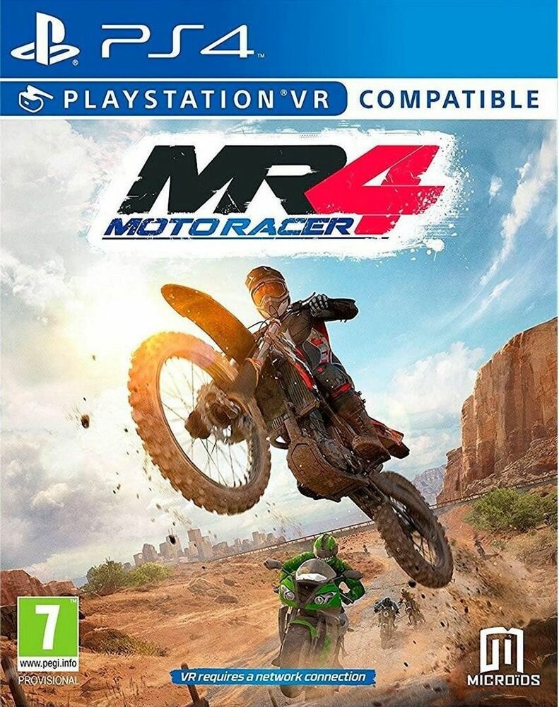Диск Moto Racer 4 (с поддержкой PS VR) игра для PS4 (русские субтитры)