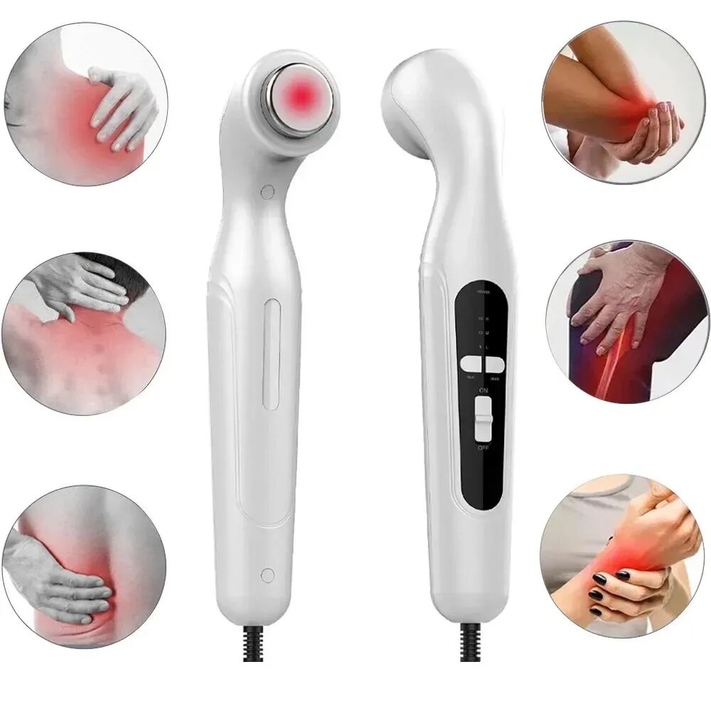 Ручной ультразвуковой физиотерапевтический прибор бытовой массажер шейных и поясничных мышц и суставов
