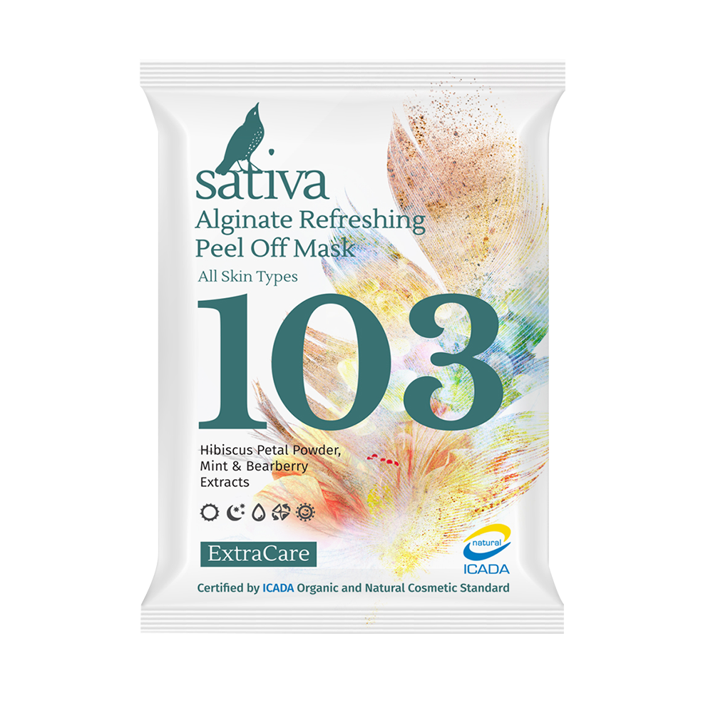 Sativa Альгинатная маска для лица №103, 15г