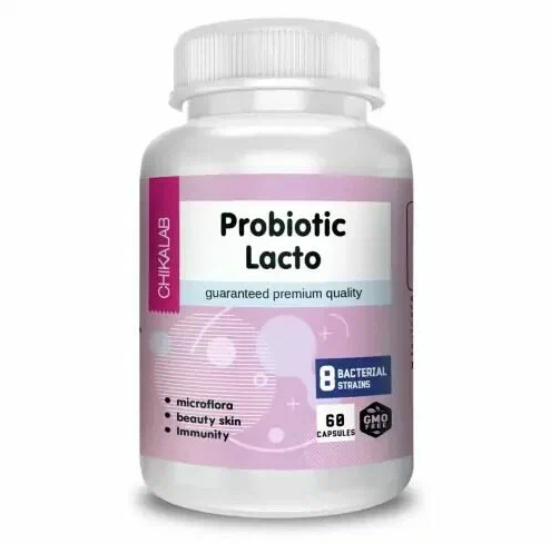 CHIKALAB Probiotic Lacto 60 caps Cl, 60 порции(й)