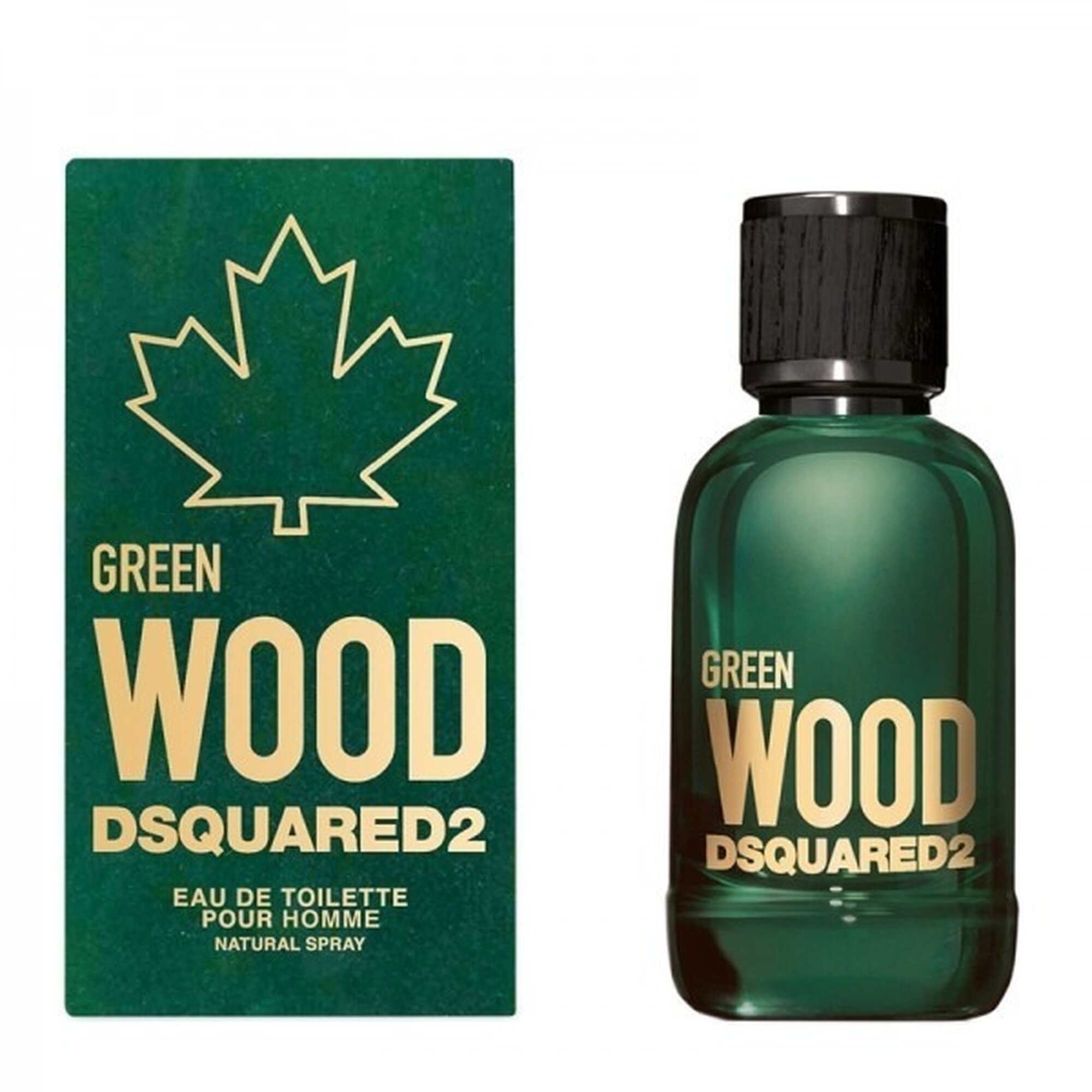 Туалетная вода DSQUARED2 "Green Wood", для мужчин, объем 50 мл