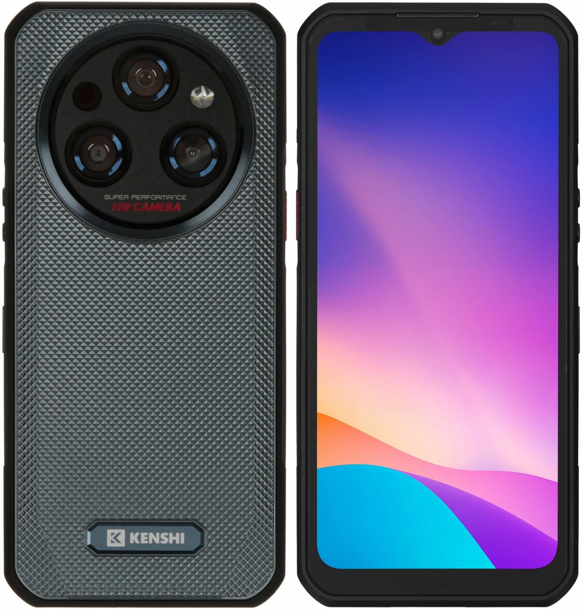 KENSHI Смартфон KENSHI Armor H1w 8/256 ГБ, 2408x1080, IPS, 60 Гц, 9760 мА*ч, 5G, серый 8/256 ГБ, Nano-SIM, серый