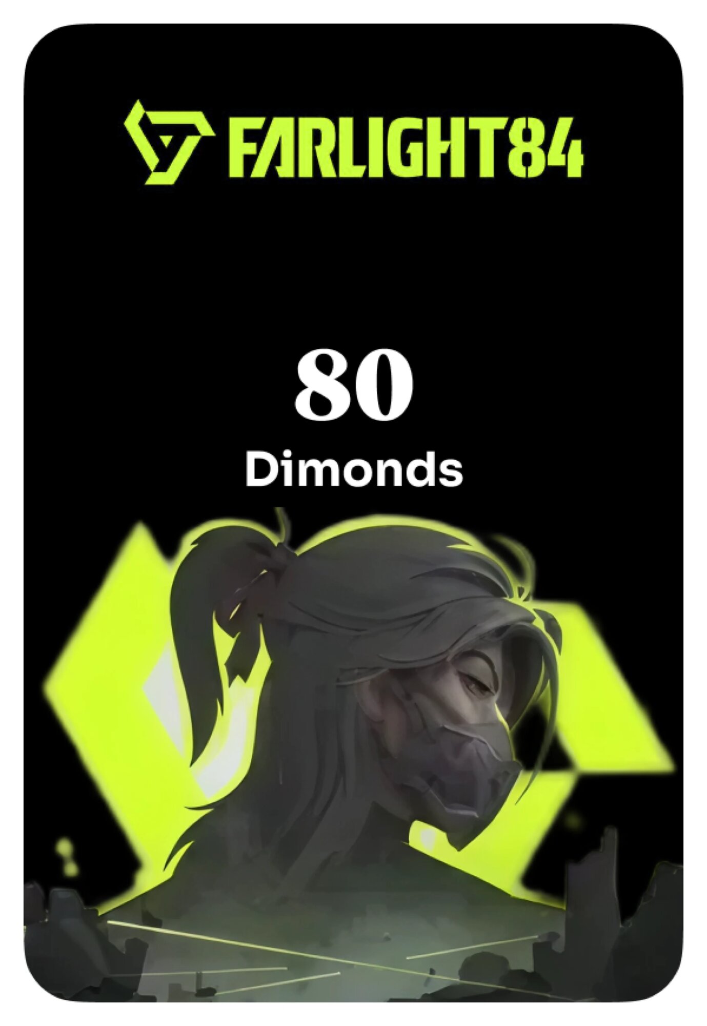 Farlight 84 - Global (80 Diamonds) (Android, iOS, GeForce Now, Windows; Android, iOS, GeForce Now, Windows; Все регионы)