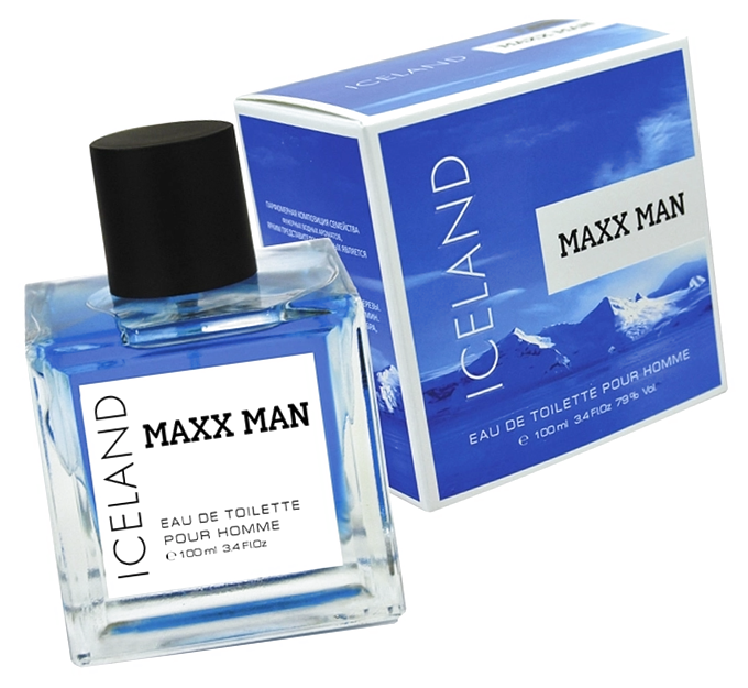 Мужские духи 100 мл Delta Parfum Maxx Man Iceland / Дельта парфюм Айленд