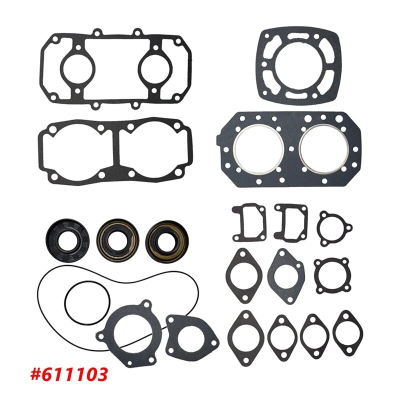 Полный комплект прокладок с сальниками для Kawasaki JS550 611103 1982-90