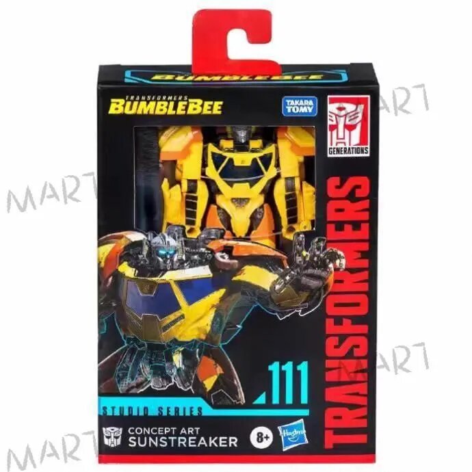 Трансформеры игрушки Hasbro Transformers Studio Series Deluxe Transformers: Bumblebee SS111 Concept Art Sunstreaker (11.5cm) F8757
