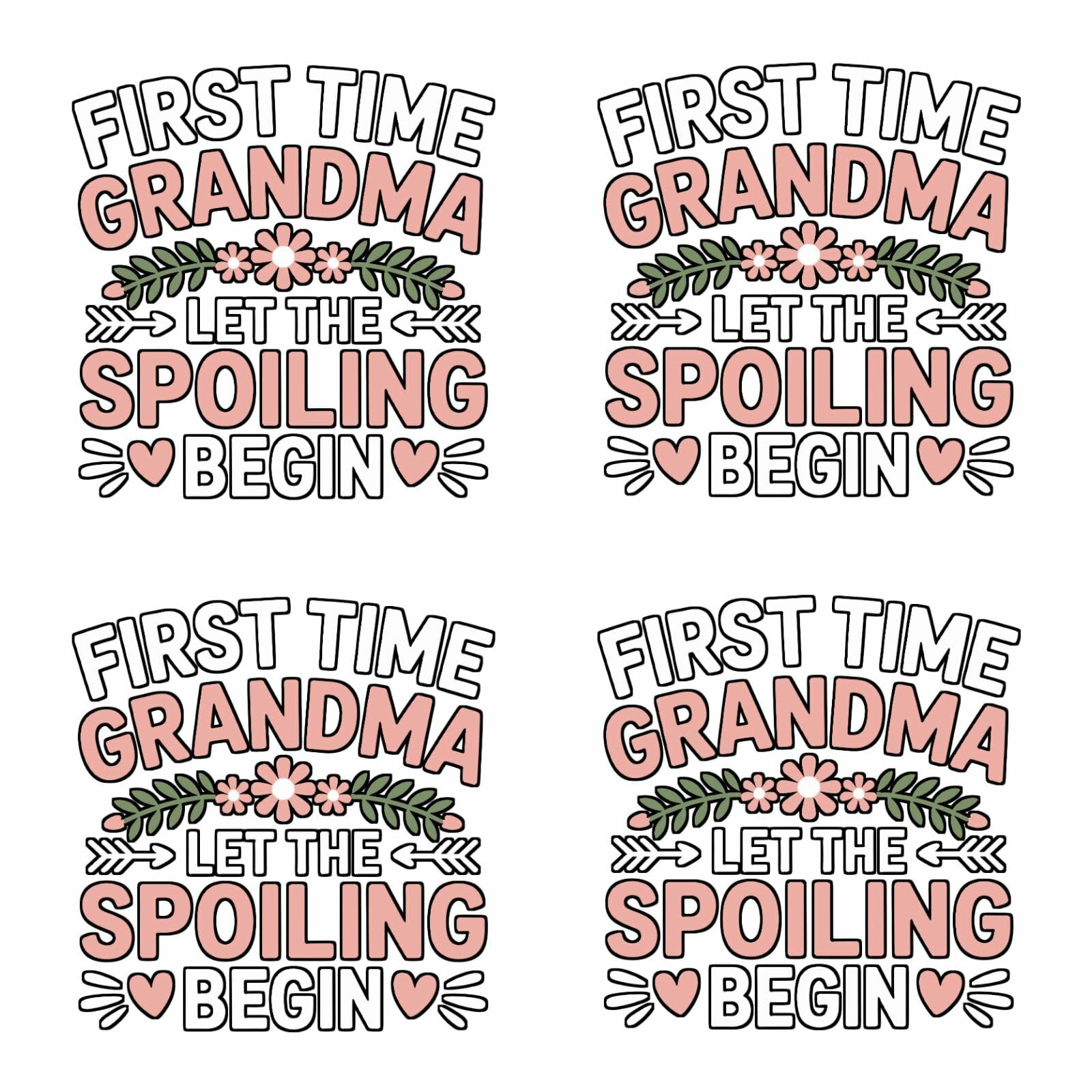 First Time Granma Let The Sporing Begin Утюг для переноски одежды 4шт.