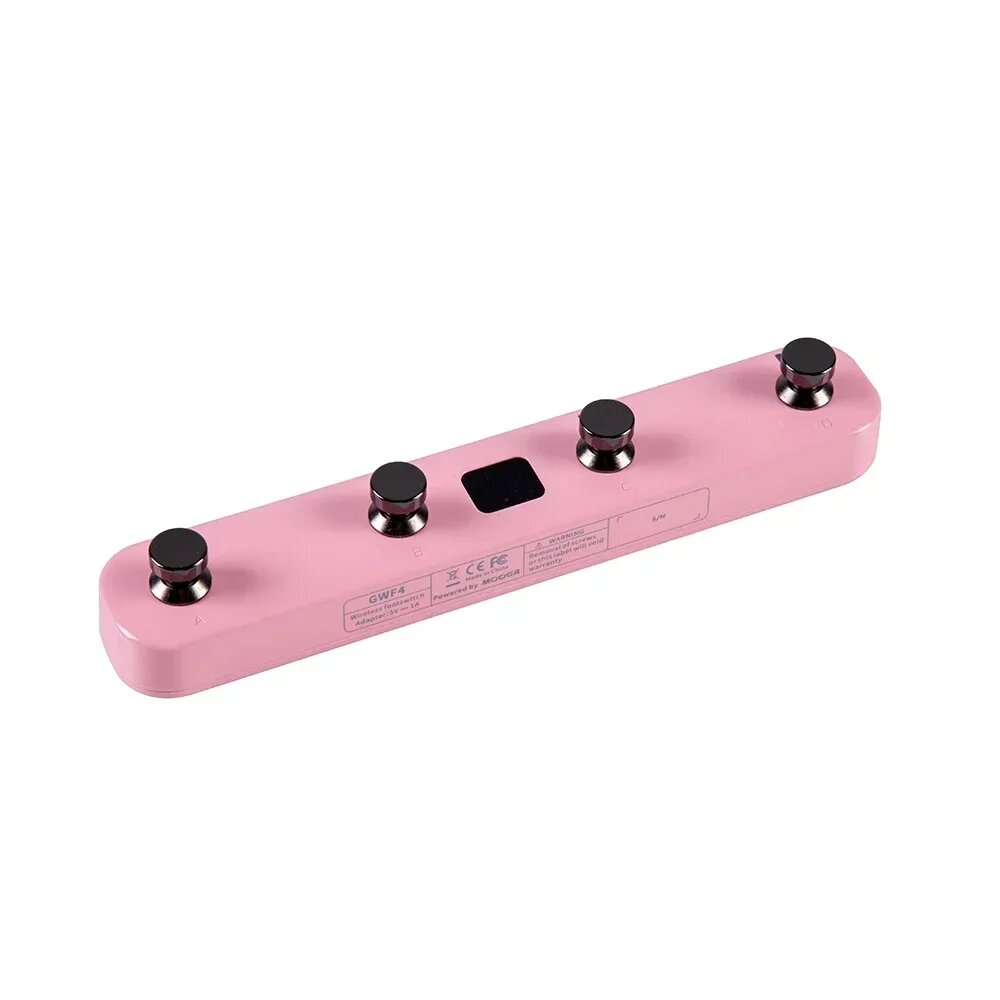 MOOER GWF4 беспроводной педальный контроллер Розовый, Pink