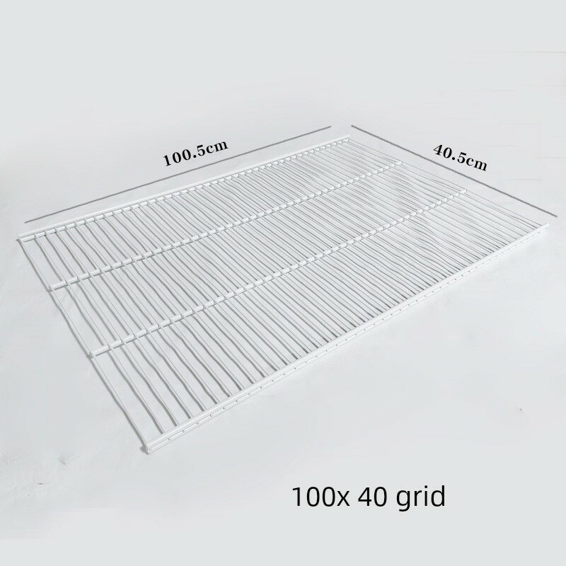 Металлическая сетчатая полка 100,5x40,5 см для кухонного хранения, 1 шт.