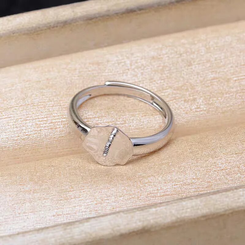 Серебряная основа для кольца, серебро 925, 12-17 мм