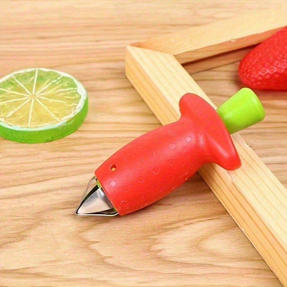 Сердцевинка для клубники и ананаса из нержавеющей стали, кухонный инструмент для удаления сердцевины овощей и фруктов, 1 шт.