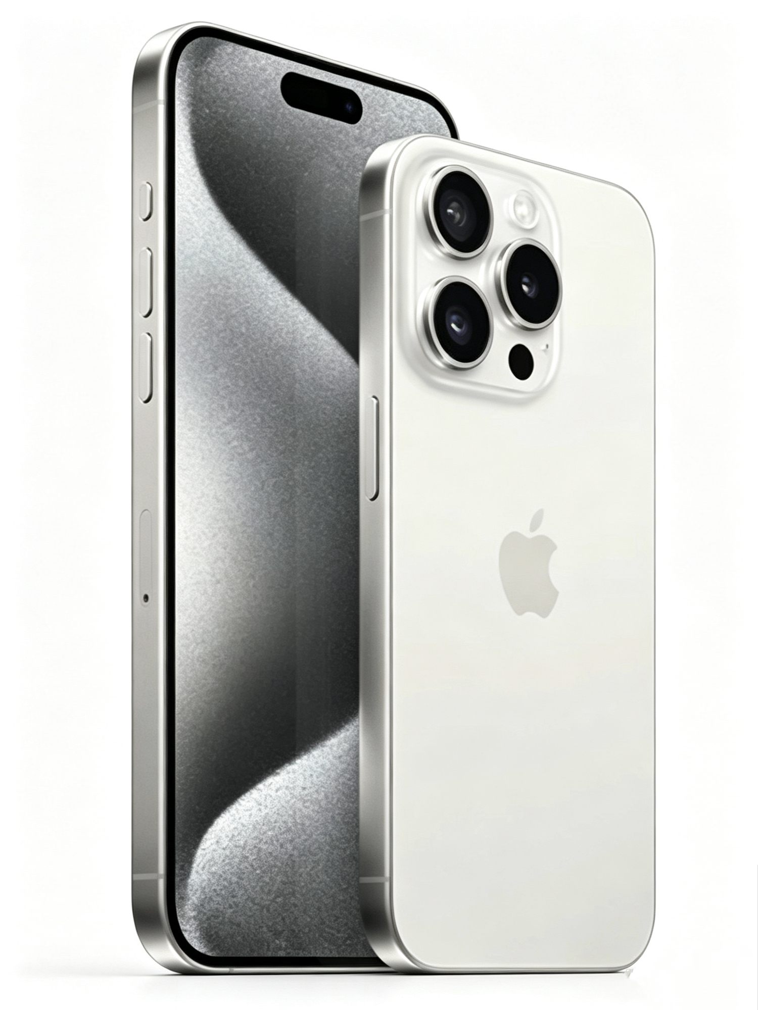 Оригинал Смартфон Apple iPhone15 Pro max 256 ГБ, White Titanium, двойная SIM-карта, новый (Хит продаж)