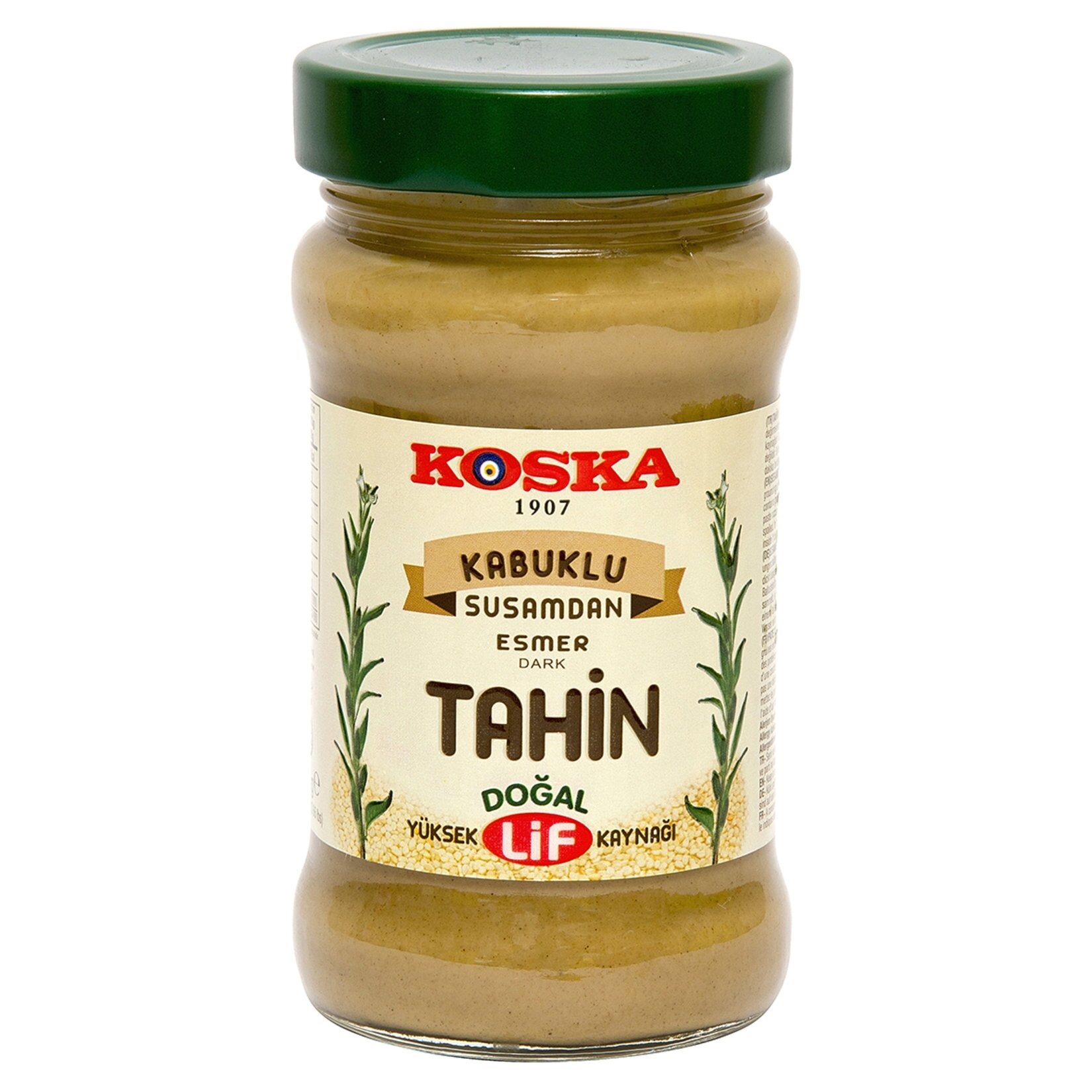Кунжутная паста тёмная Koska Tahin dark sesame 300 г