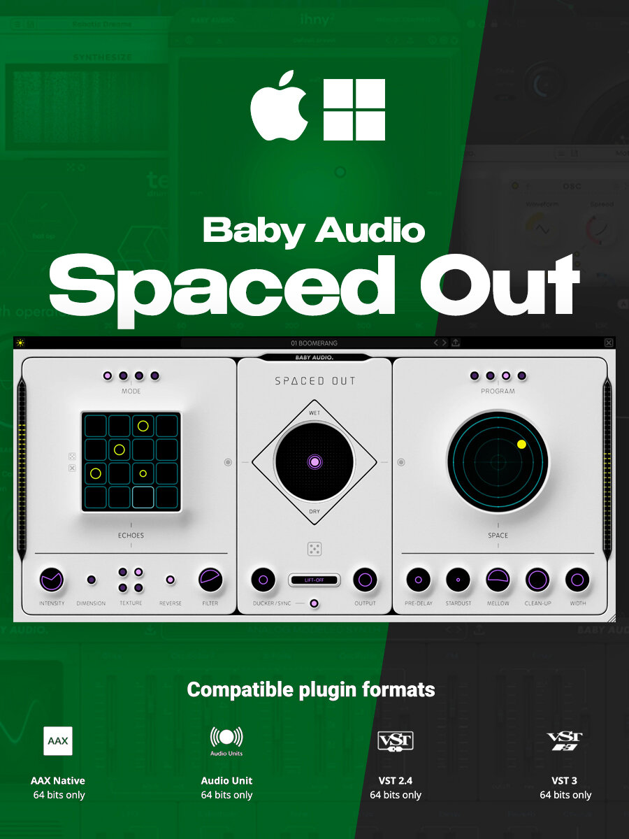 Baby Audio Spaced Out (Лицензионный ключ) для macOS & Windows