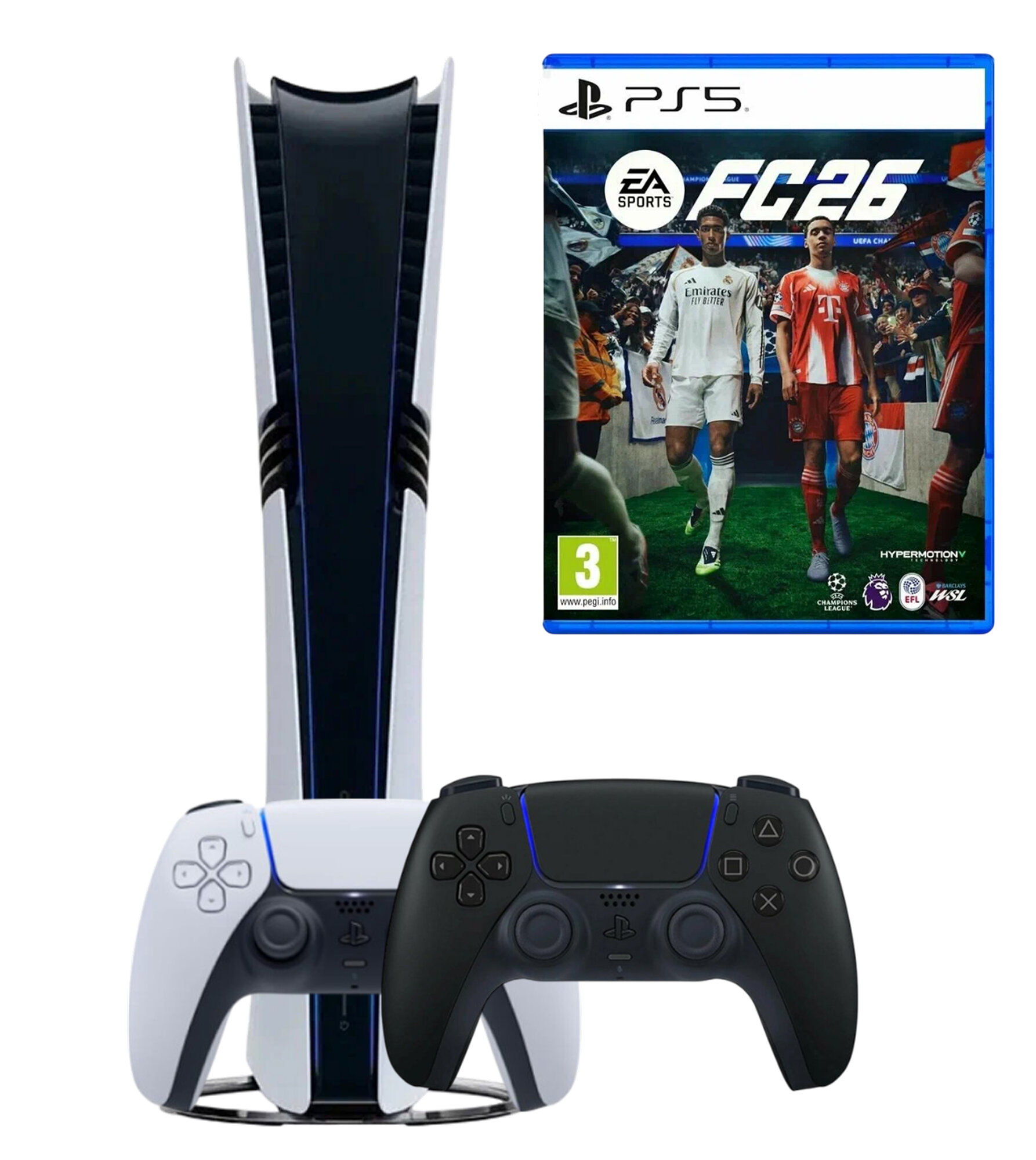 Игровая приставка PS5 Pro + игра FC26 + DualSense PS5 Black