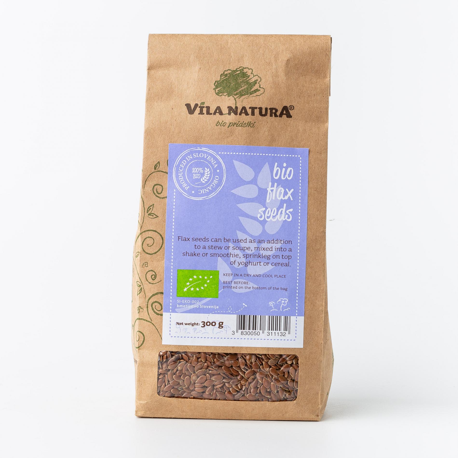 Семена льна BIO, Vila Natura