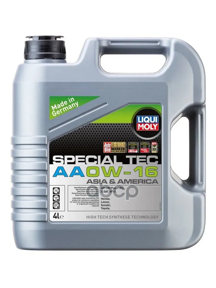 LIQUI MOLY Special Tec Aa 0W-16 Sn Plus + Rc Gf-5 (4Л)
