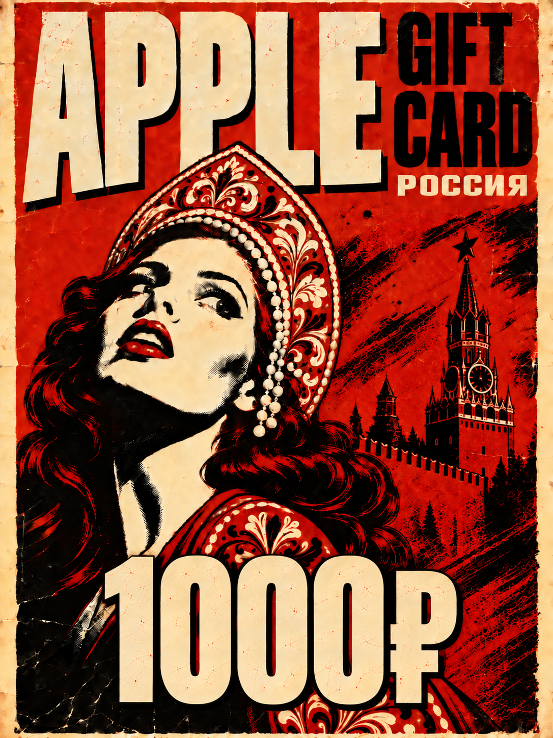 Подарочная карта Apple 1000 ₽ Россия (Apple Gift Card) | Пополнение Apple ID |Подарочная карта App Store