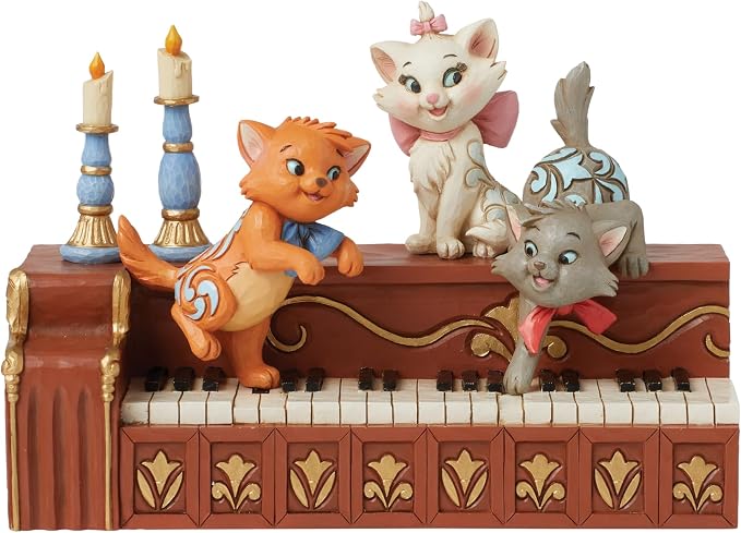 Фигурка Enesco Disney Traditions - Котята из Котов-аристократов, играющие на пианино, высота 12.5 см - Энеско Дисней 6016349