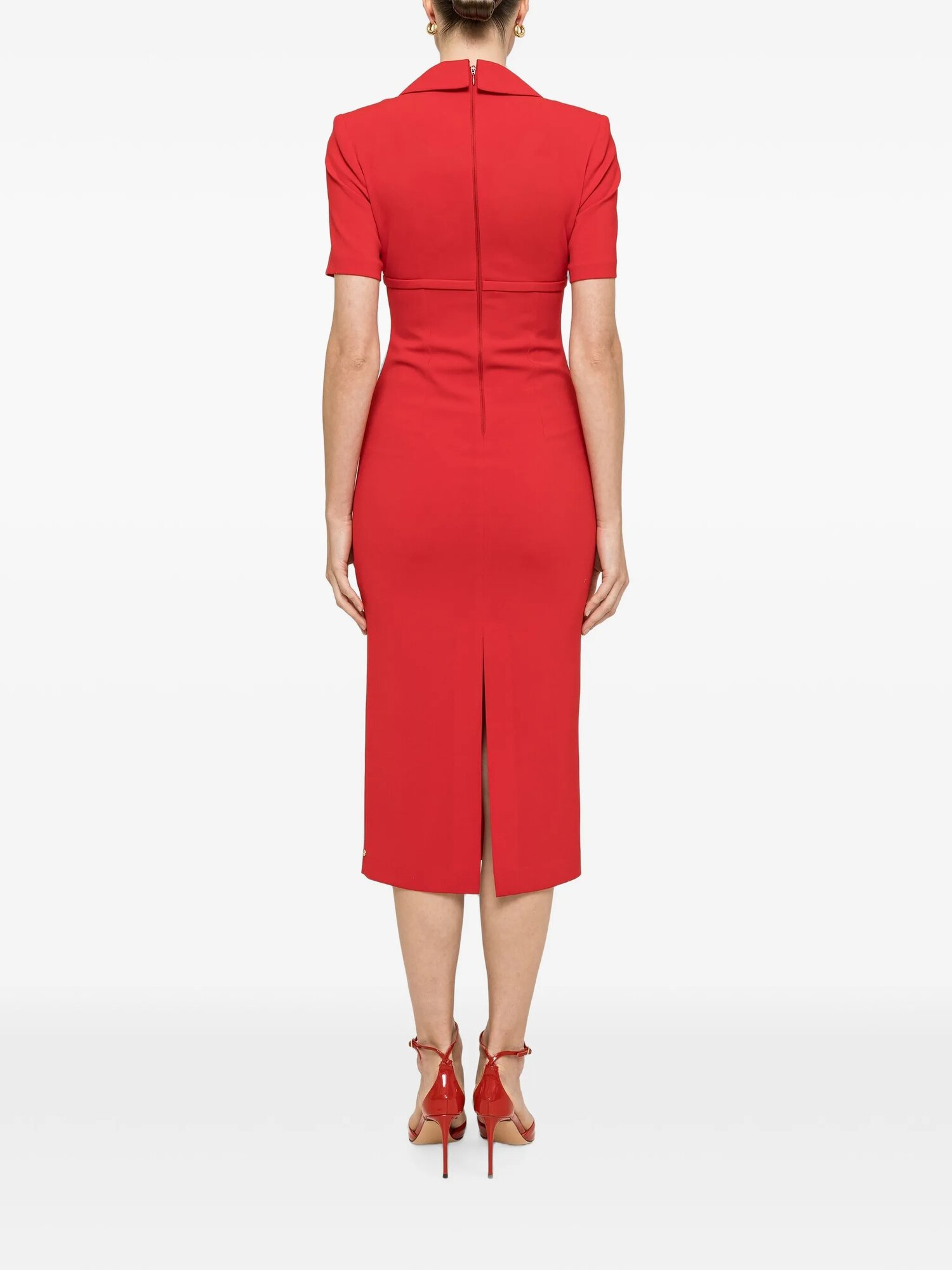 Платье Nissa Fitted midi dress, размер 44, red — фото 1
