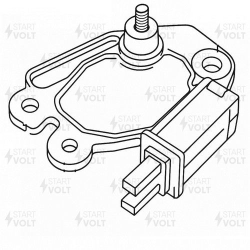 Регулятор напряжения генератора для а/м BMW 3 F30 (11-) 2.0D, STARTVOLT VRR2607