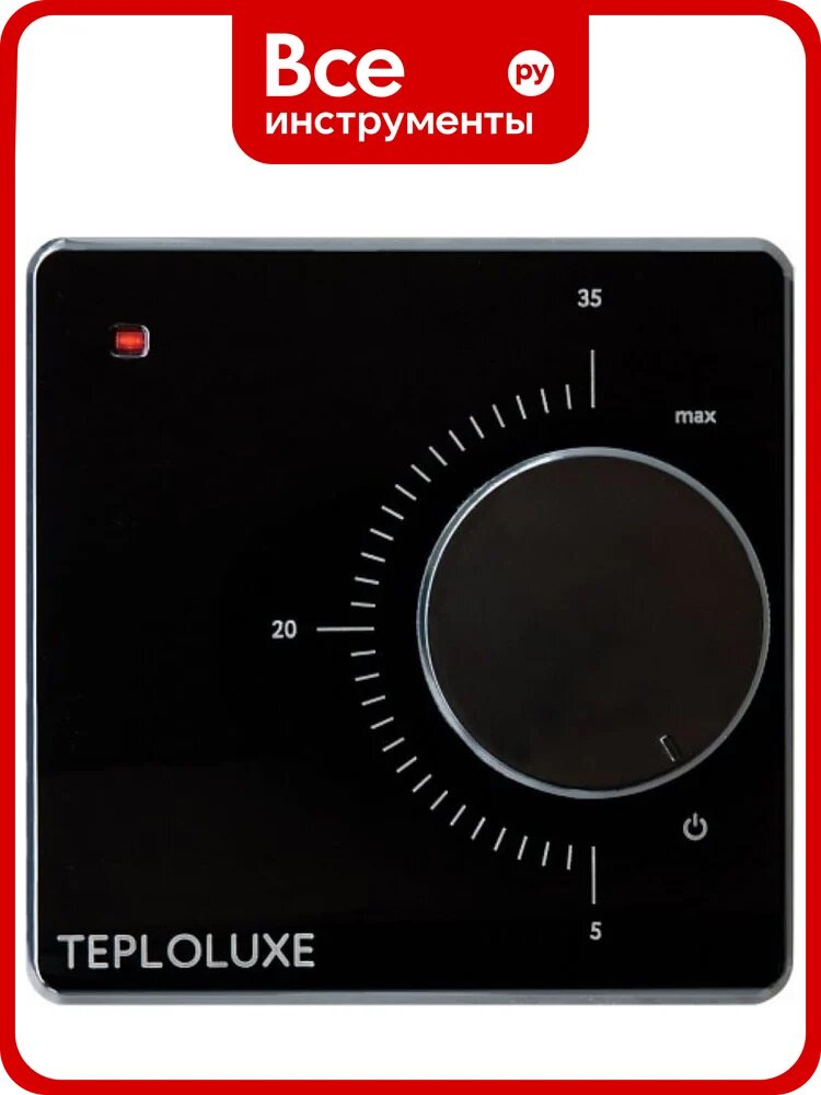 Механический терморегулятор Теплолюкс LC 001 черный 100023498000