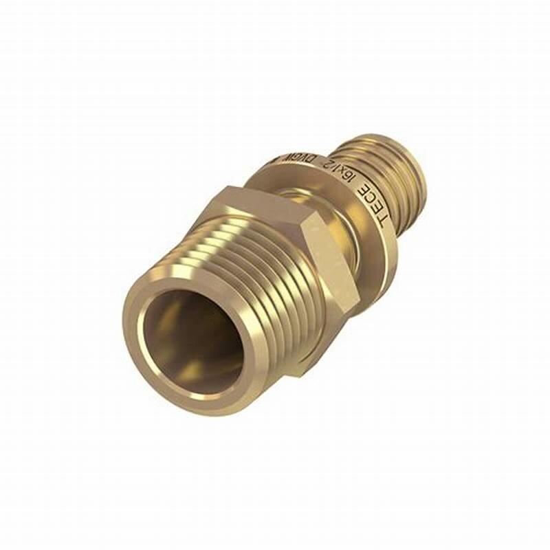 Соединение прямое TECEflex с ниппелем, 16 × 3/4", DR-латунь
