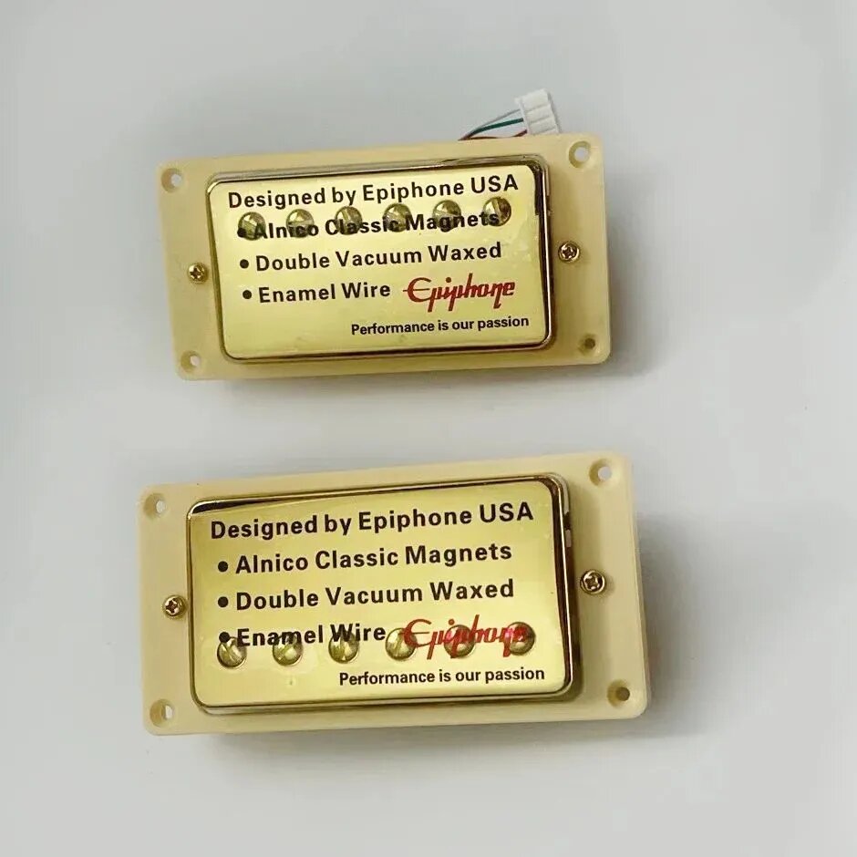 Оригинальные звукосниматели Epiphone Humbucker с магнитами Alnico (4-жильная проводка) стандартный комплект для замены