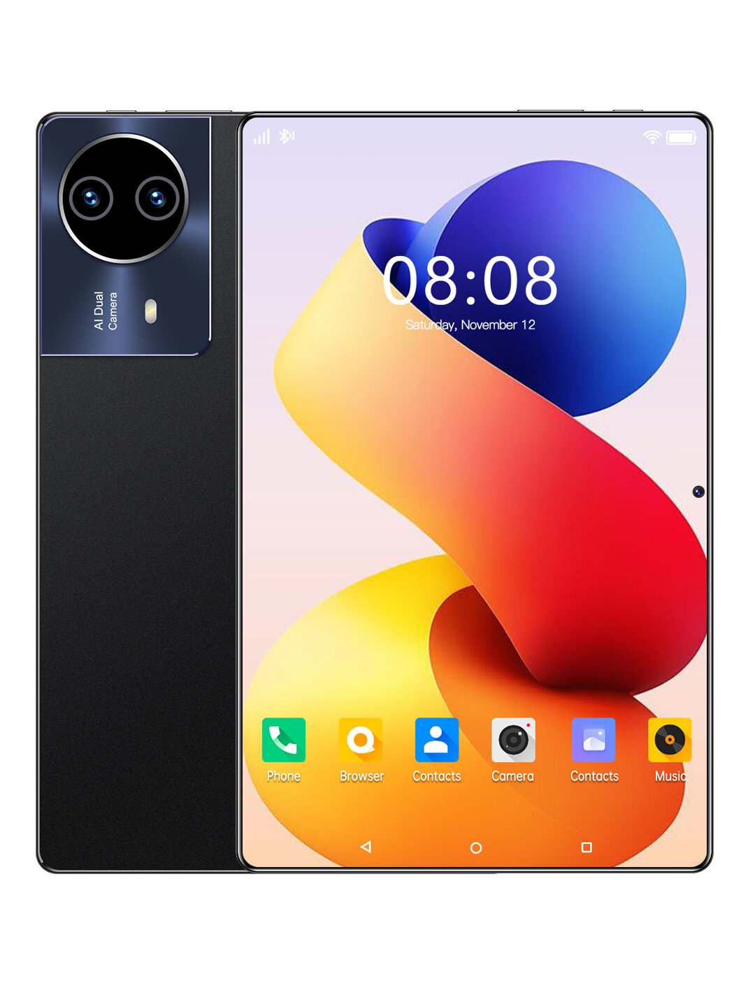 Планшет андроид c клавиатурой T65 Max 16GB+1TB Русский Android 13 8800 мАч Сеть 5G 11.6"экран , Черный