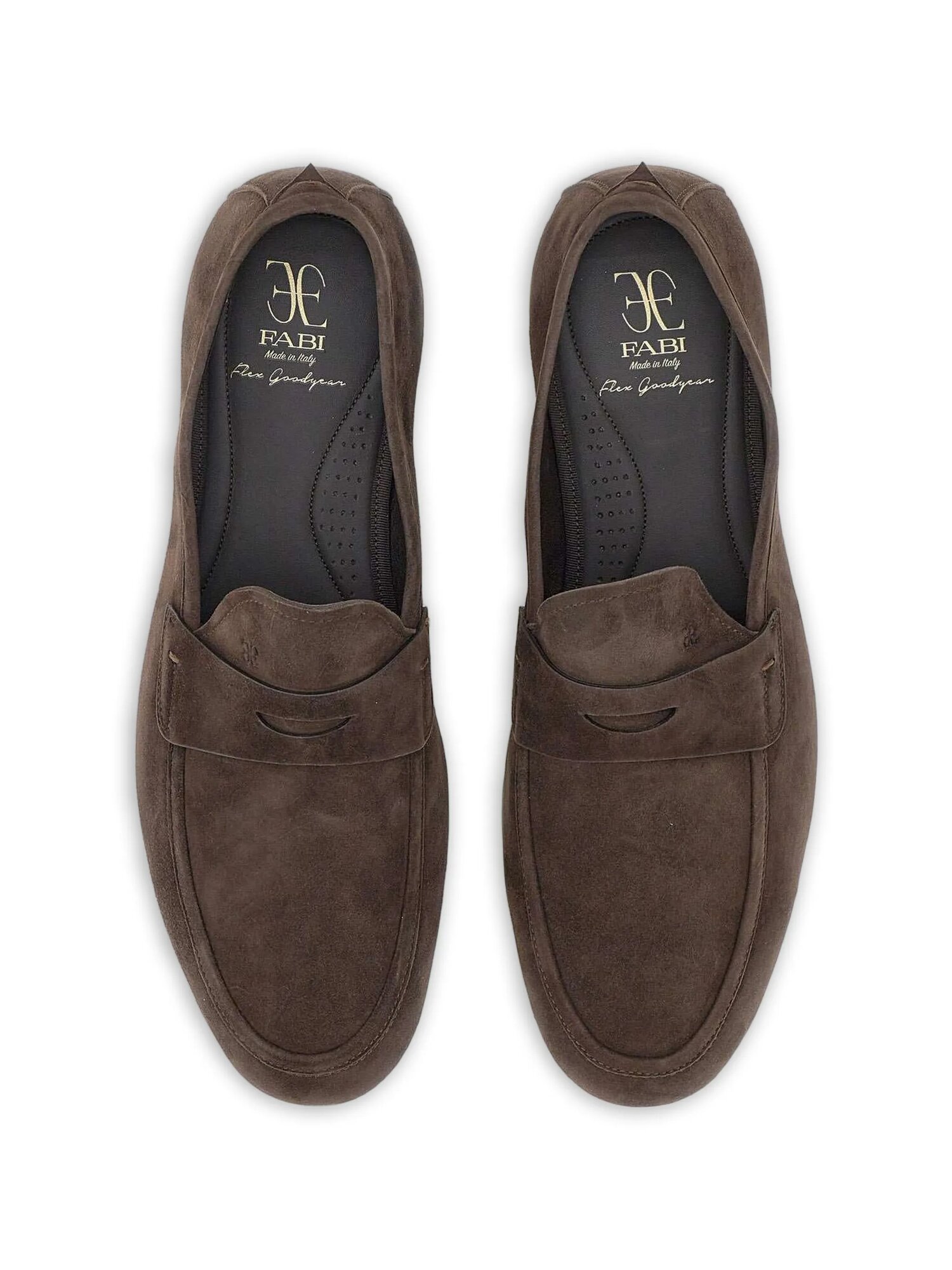 Лоферы FABI Penny-strap loafers, размер 41 EU, brown — фото 1