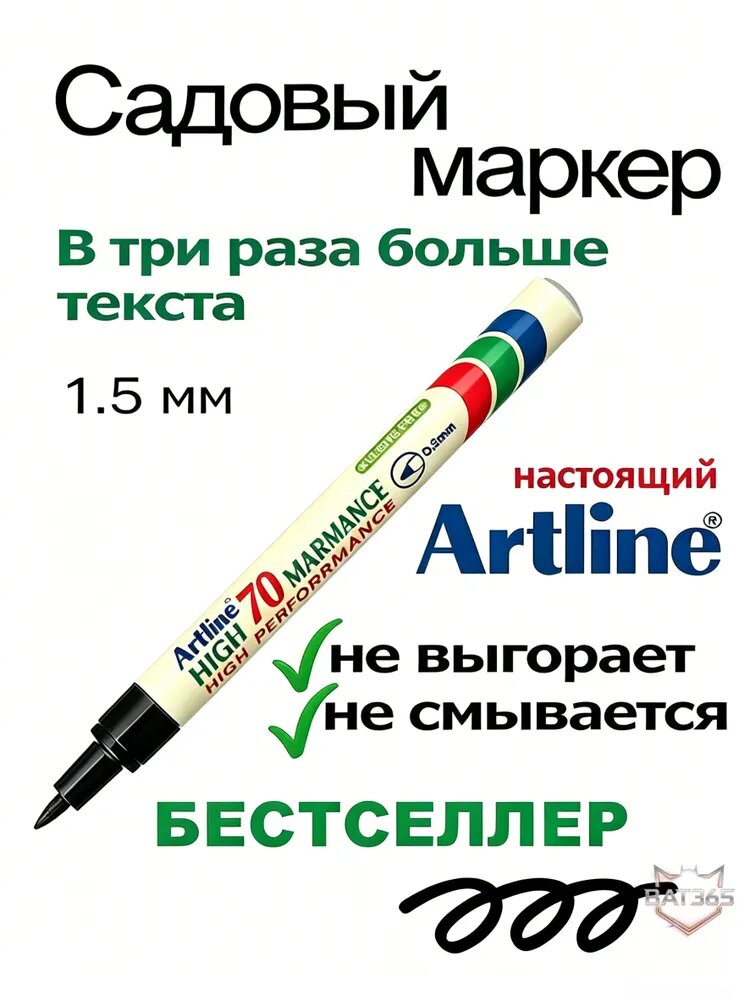 Набор маркеров Спиртовой, толщина: 1.5 ммдля каллиграфии, для флипчарта