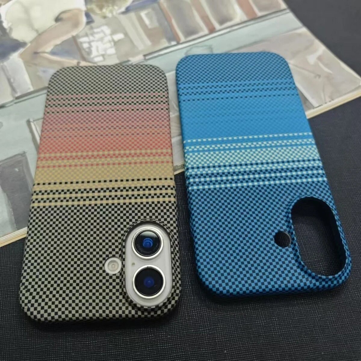 Синий чехол для iPhone 16 Pro — фото 1