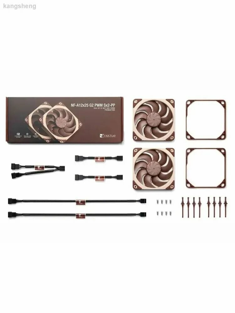 Noctua вентилятор NF-A12x25 G2-aJ40, коричневый