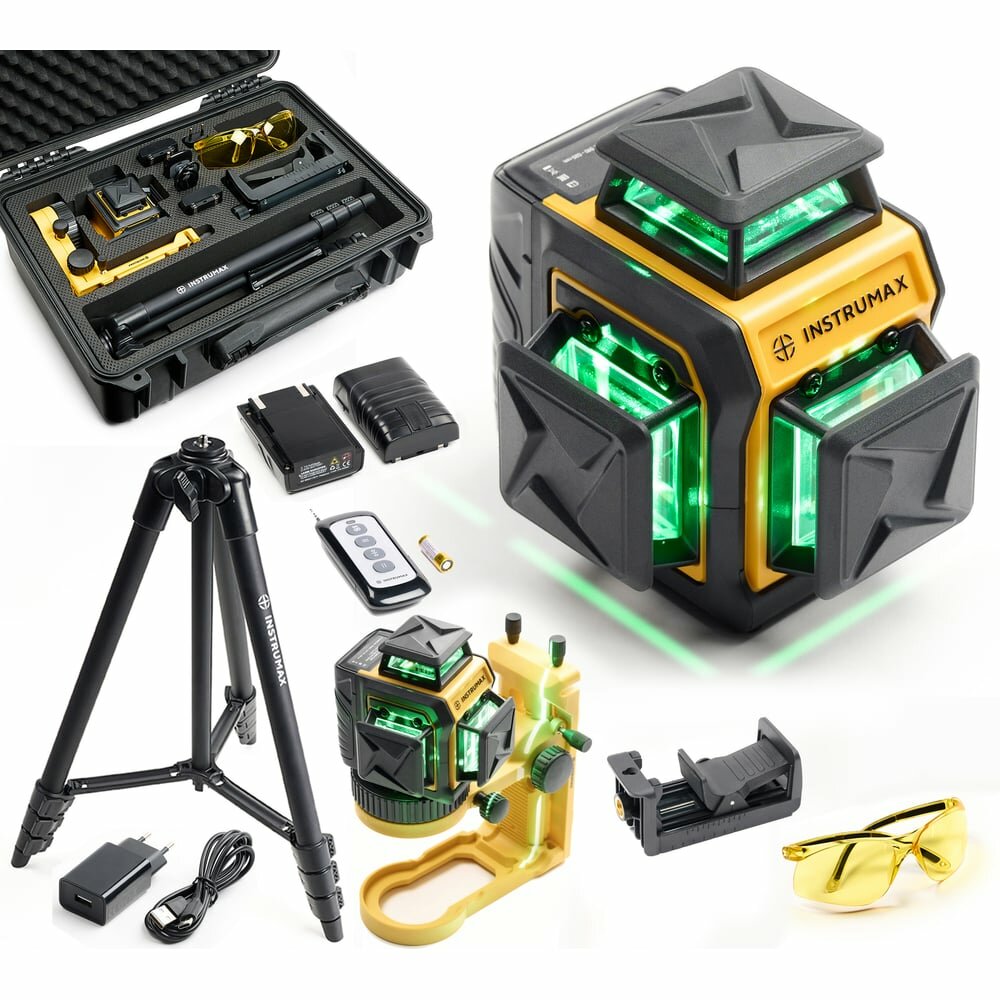Профессиональный лазерный уровень INSTRUMAX LINEPRO 3D Expert SET IM0180