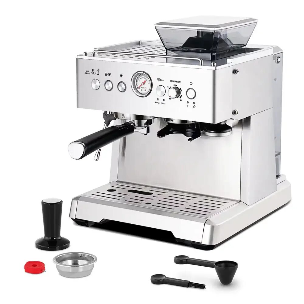 Домашняя кофемашина PANCERKA 2 в 1 French Press Cappuccino Latte Электрическая эспрессо-машина Кофеварка