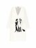 Пальто Yohji Yamamoto Graphic-printed coat, размер 46, разноцветный