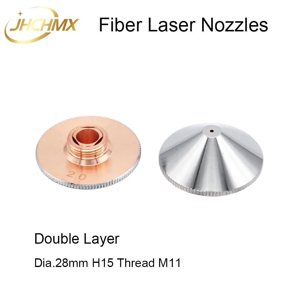 JHCHMX Лазерные сопла из меди для Precitec WSX Han 28 мм 0,8-5,0 мм 3.0mm
