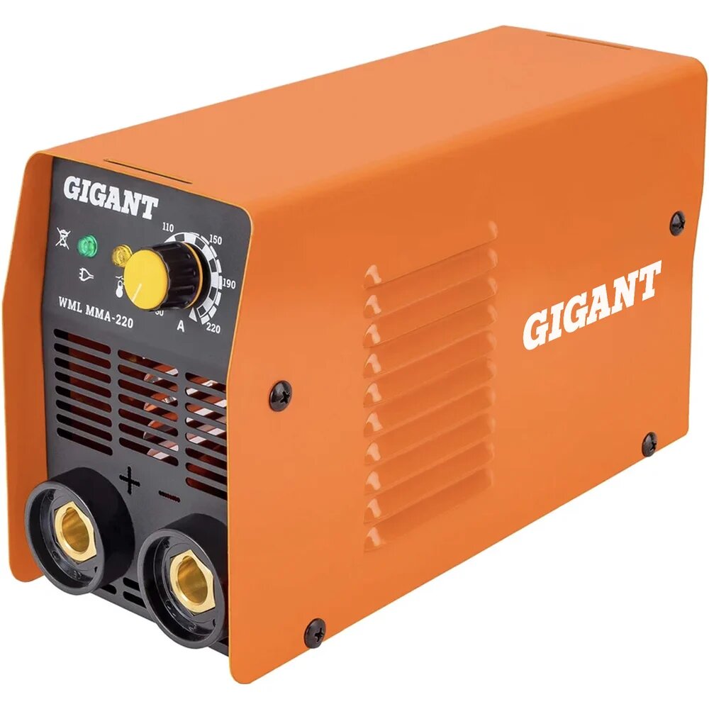 Сварочный инвертор Gigant WML MMA-220, Оборудование обладает прочным корпусом и невысоким уровнем шума