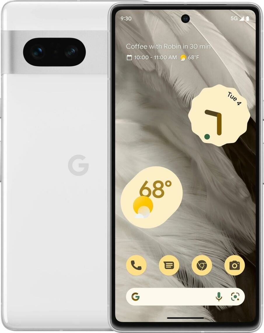 Смартфон Google Pixel 7, 5G, NFC, OLED, 8/128Gb, Snow (Белый)