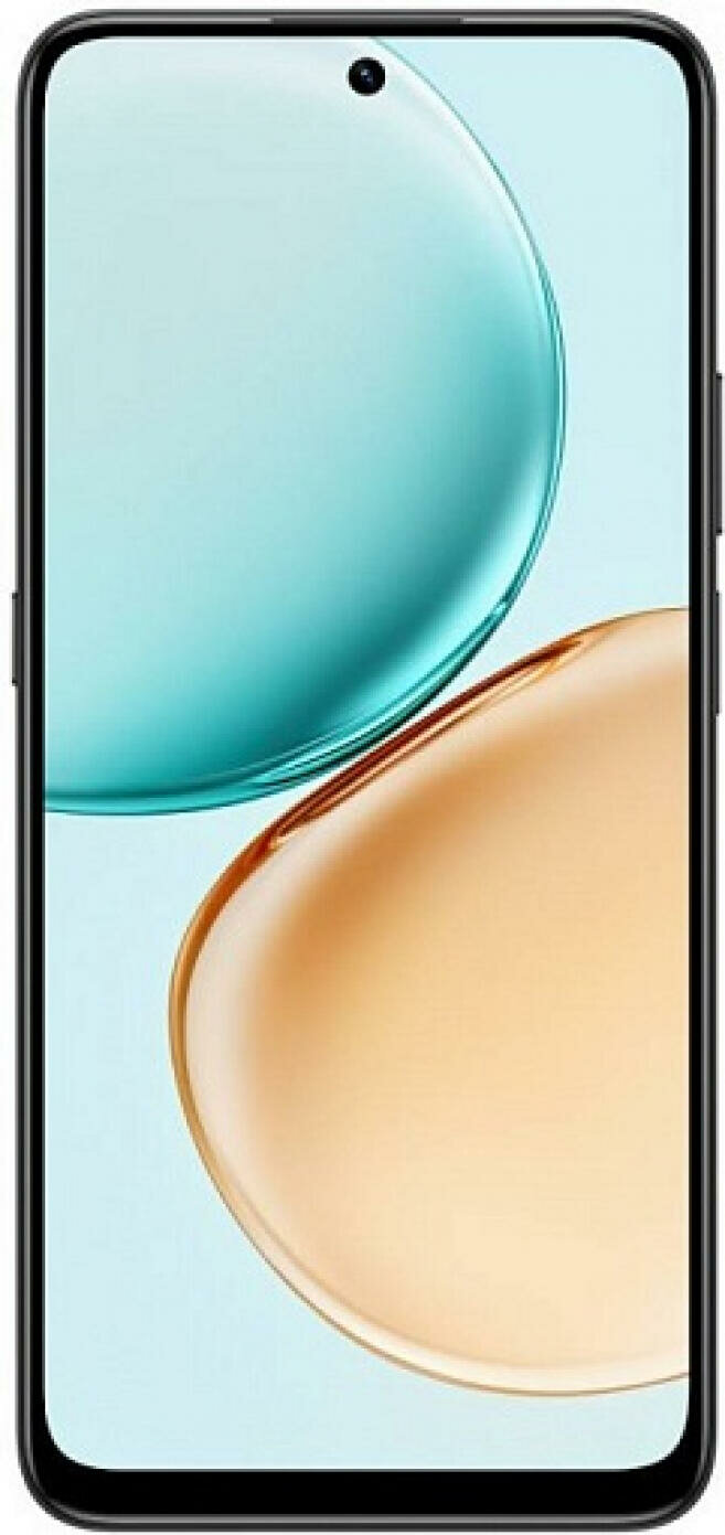Смартфон Honor X7D, 4G, NFC, 6/128Gb, Dual nano SIM, Velvet Black, (Черный)