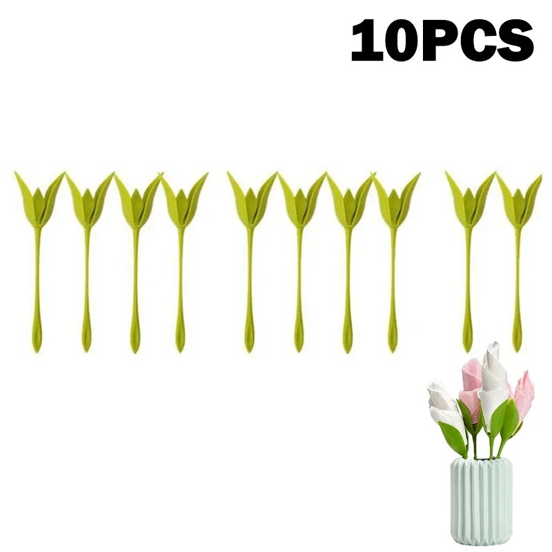 Кольца для салфеток из пластика (10 шт) 10PCS