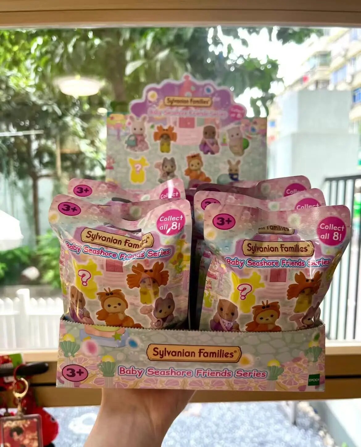 Фигурки Sylvanian Families в наборах поштучно Розовый, D(a box of 16pcs)