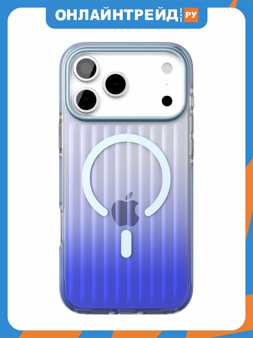Чехол Vlp для Apple iPhone 17 Pro Max Pulse Case, с MagSafe, синий