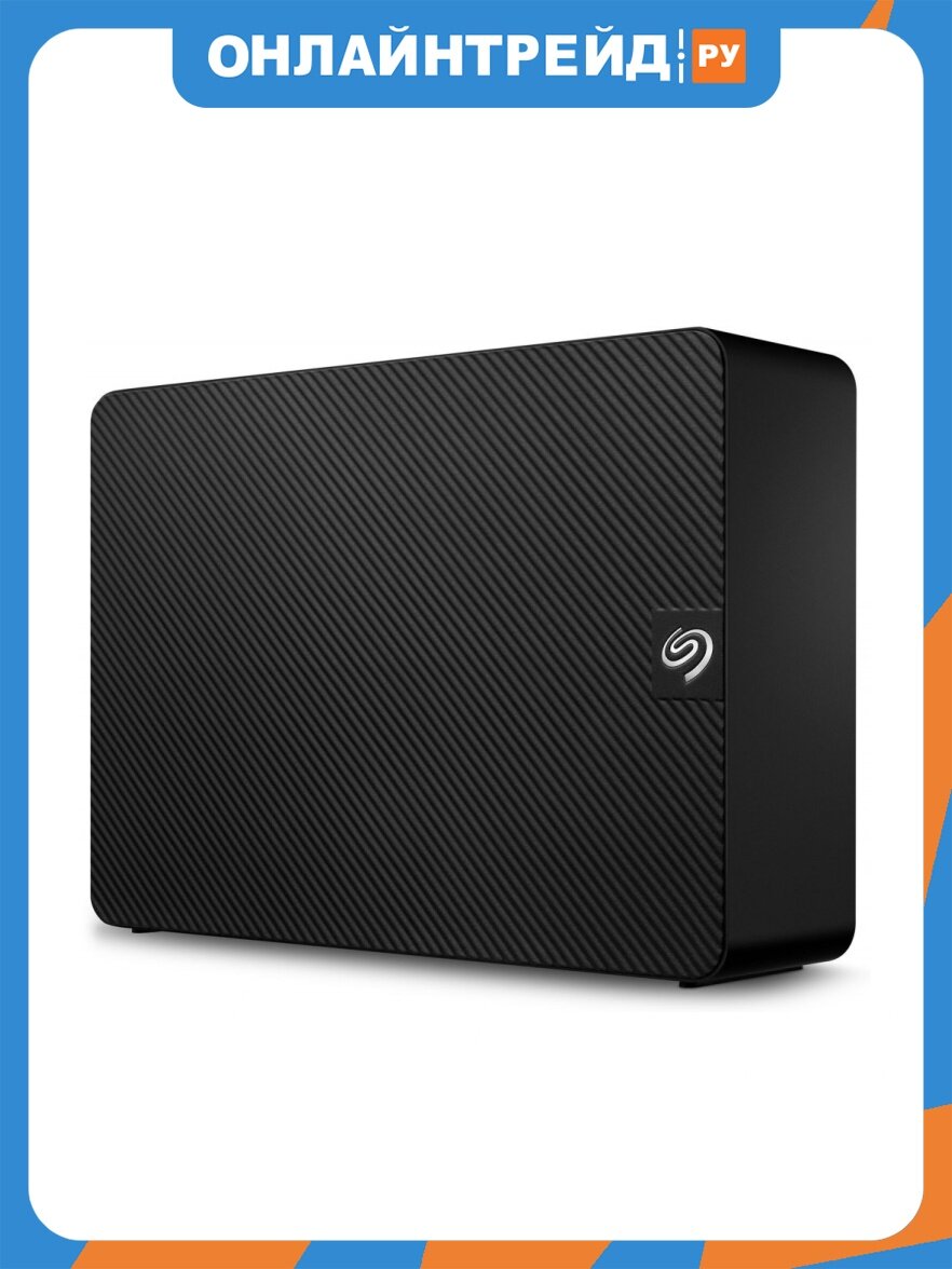 Внешний жесткий диск Seagate Expansion Desktop, 10 ТБ, USB 3.0 (STKP10000400) черный