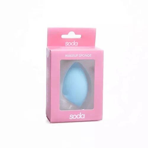 SODA Спонж для нанесения тональной основы бирюзовый SODA #smoothblend, 1 шт.