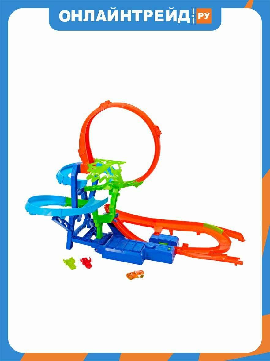 Автотрек Hot Wheels JFD12 Столкновение в воздухе