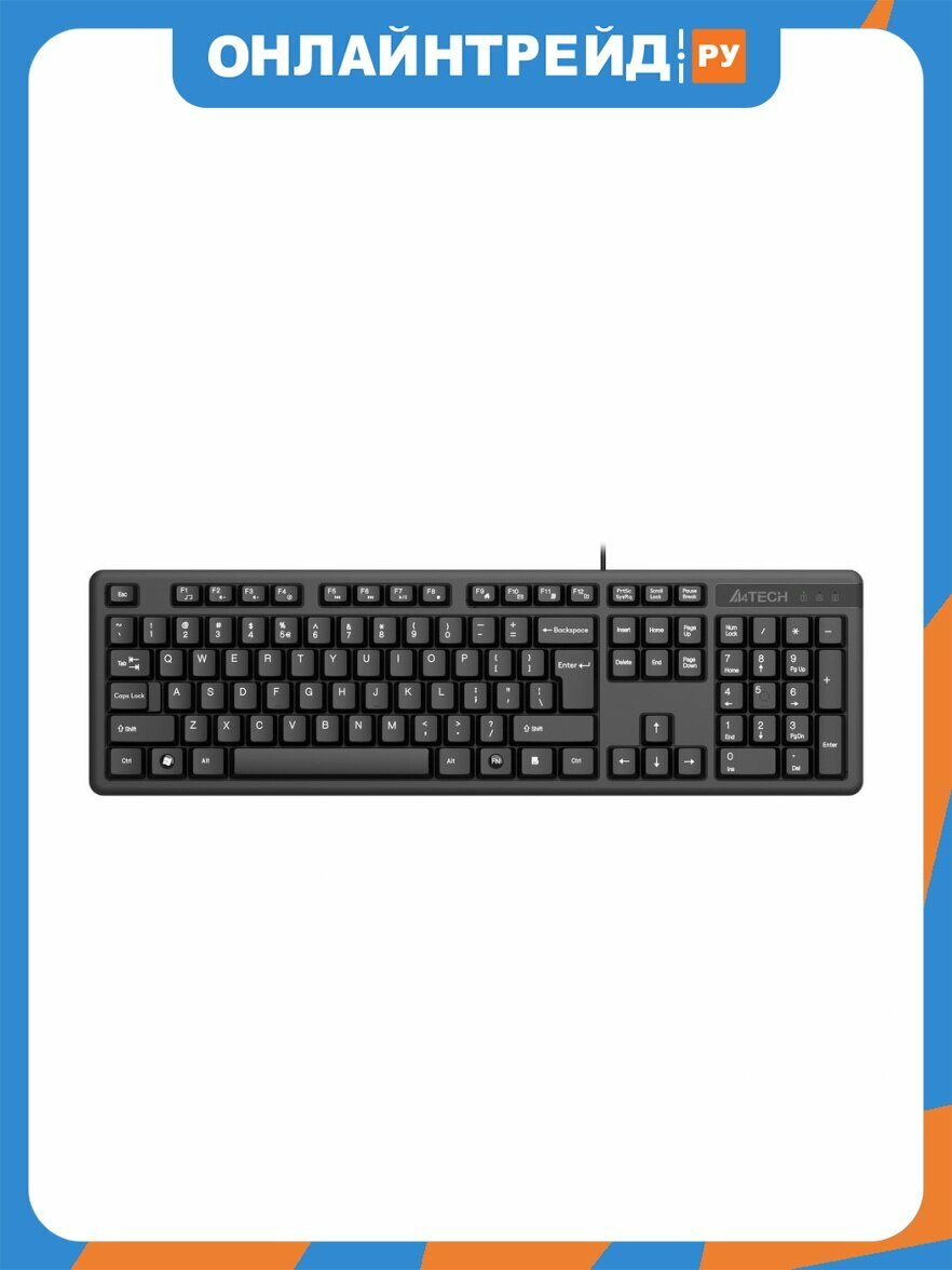 Клавиатура A4TECH KK-3 черный (1530244)