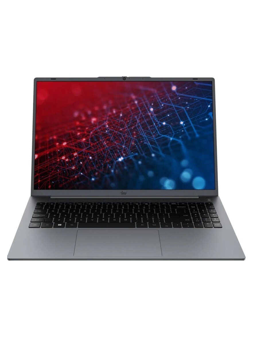 Ноутбук Iru Tactio 16ALB 16" FHD IPS 60Hz i5-1235U(1.3ГГц), 16Гб DDR4, SSD 512Гб, UHDG, Win11Pro, Grey (2110204)